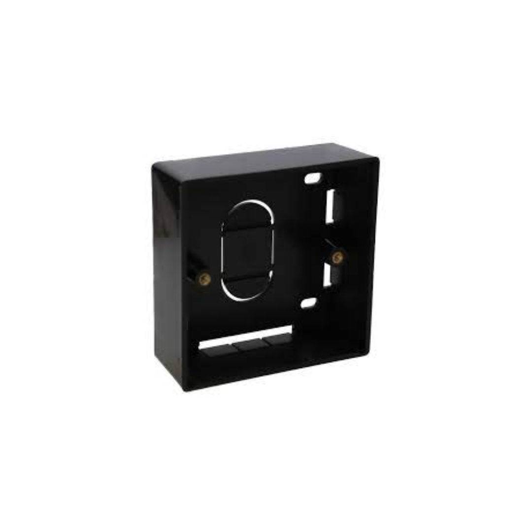 single switch box black patress - Nikko Hardware
