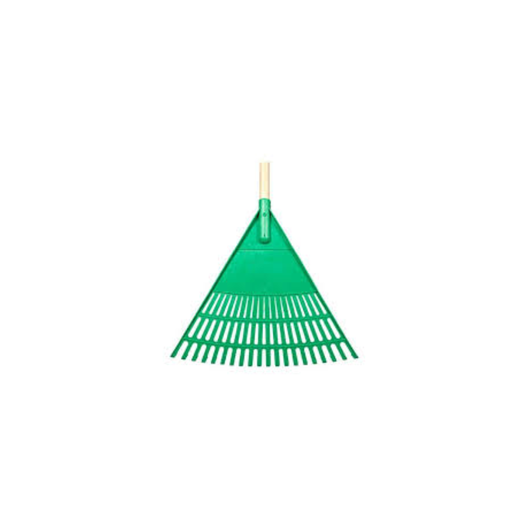 Green Leaf Rake Plastic - Nikko Hardware